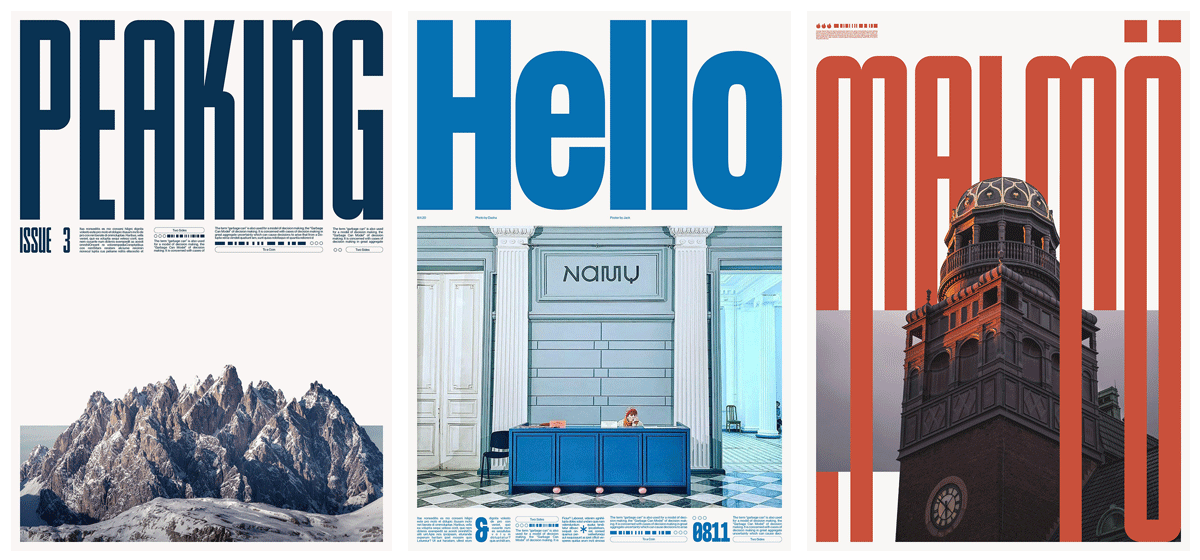 赏析│简约复古，Jack Forrest的文字海报设计_字体家