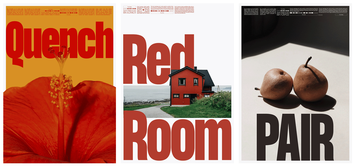 赏析│简约复古，Jack Forrest的文字海报设计_字体家