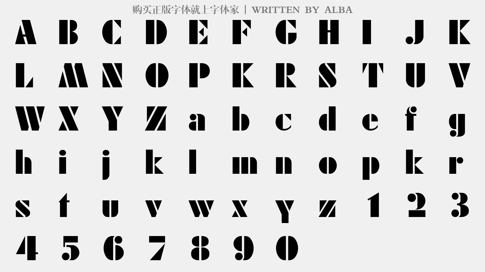 ALBA免费字体下载 - 英文字体免费下载尽在字体家