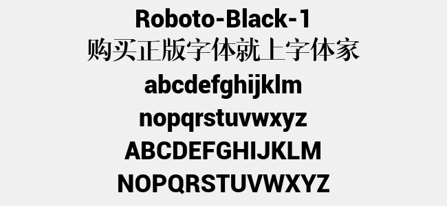 Roboto-Black-1免费字体下载 - 英文字体免费下载尽在字体家