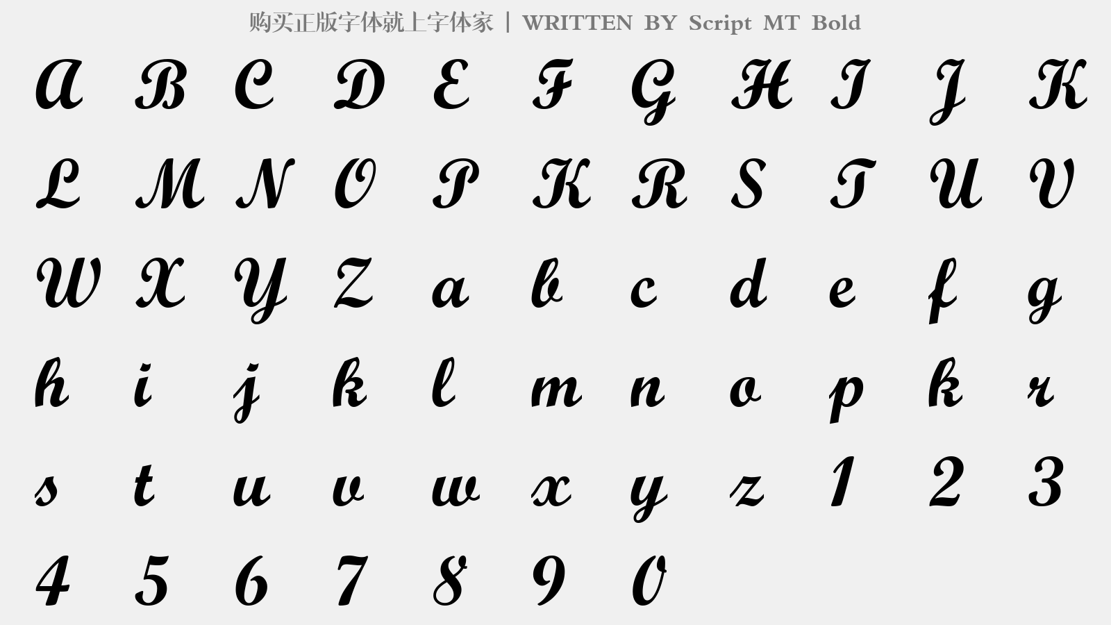 Script MT Bold免费字体下载 - 英文字体免费下载尽在字体家