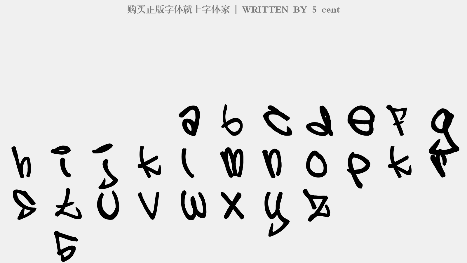 5 cent免费字体下载 - 英文字体免费下载尽在字体家