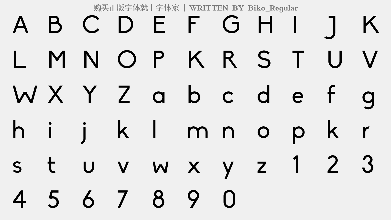 Biko_Regular免费字体下载 - 英文字体免费下载尽在字体家