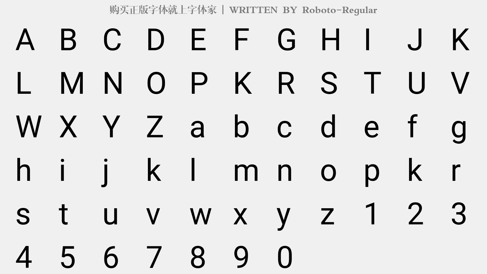 Roboto-Regular免费字体下载 - 英文字体免费下载尽在字体家