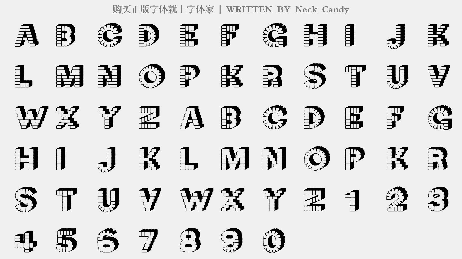 Neck Candy免费字体下载 - 英文字体免费下载尽在字体家