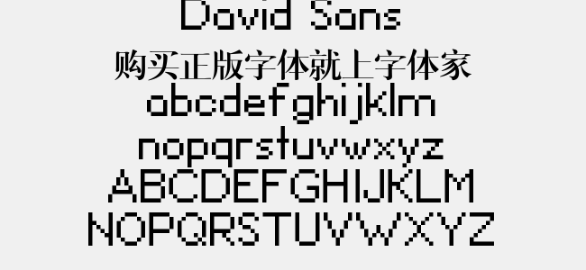 David Sans免费字体下载 - 英文字体免费下载尽在字体家