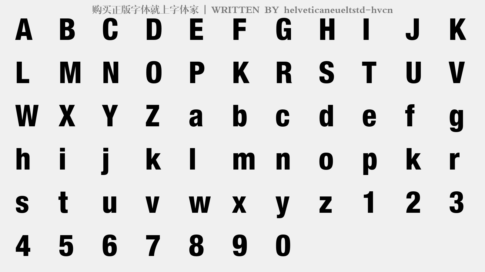 helveticaneueltstd-hvcn免费字体下载 - 英文字体免费下载尽在字体家