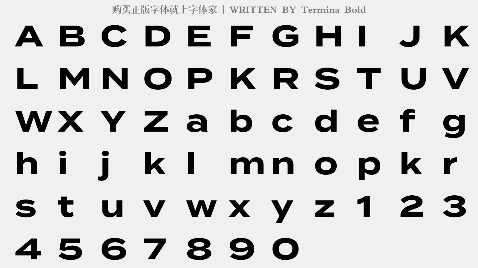 Termina Bold免费字体下载 - 英文字体免费下载尽在字体家
