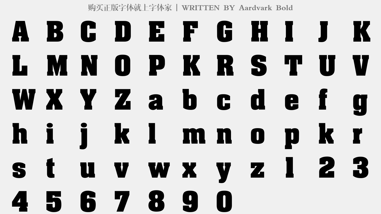 Aardvark Bold免费字体下载 - 英文字体免费下载尽在字体家