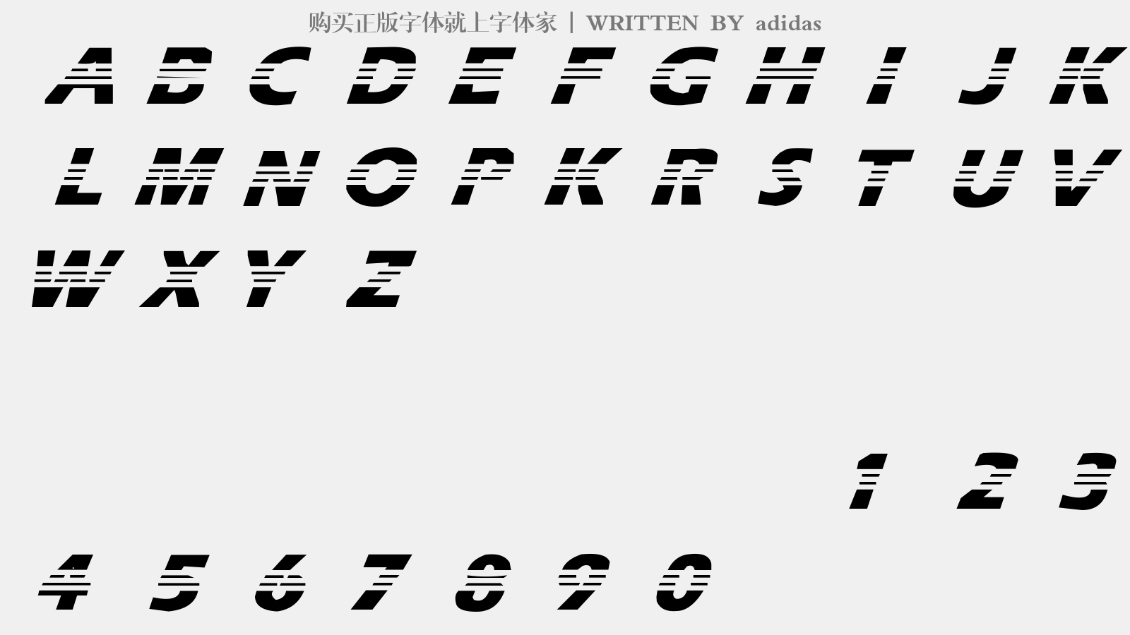 adidas免费字体下载 - 英文字体免费下载尽在字体家