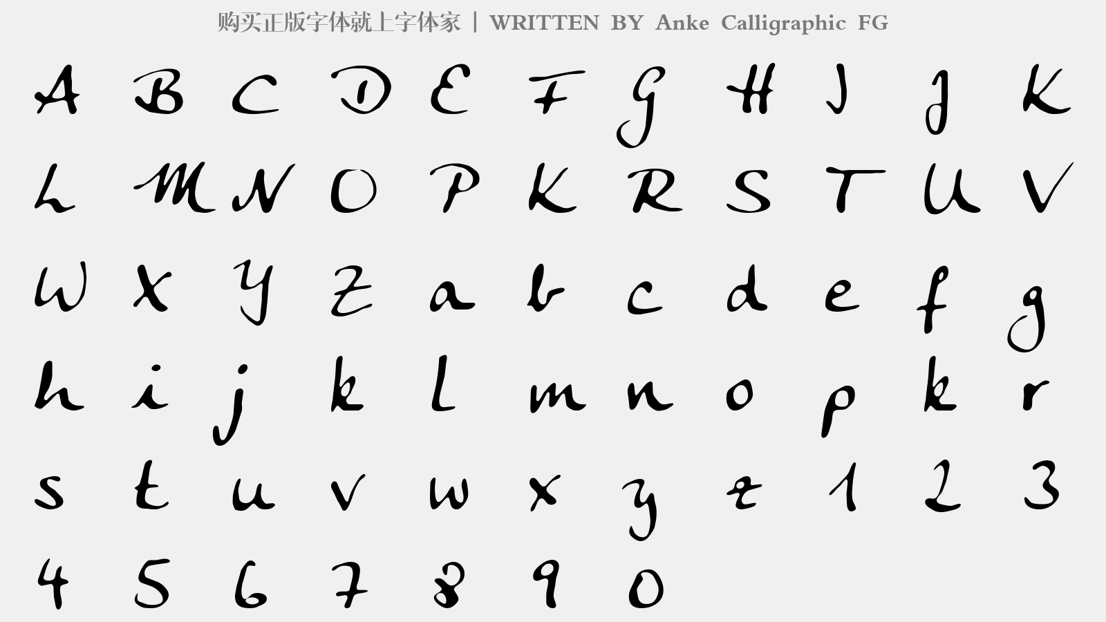 Anke Calligraphic FG免费字体下载 - 英文字体免费下载尽在字体家