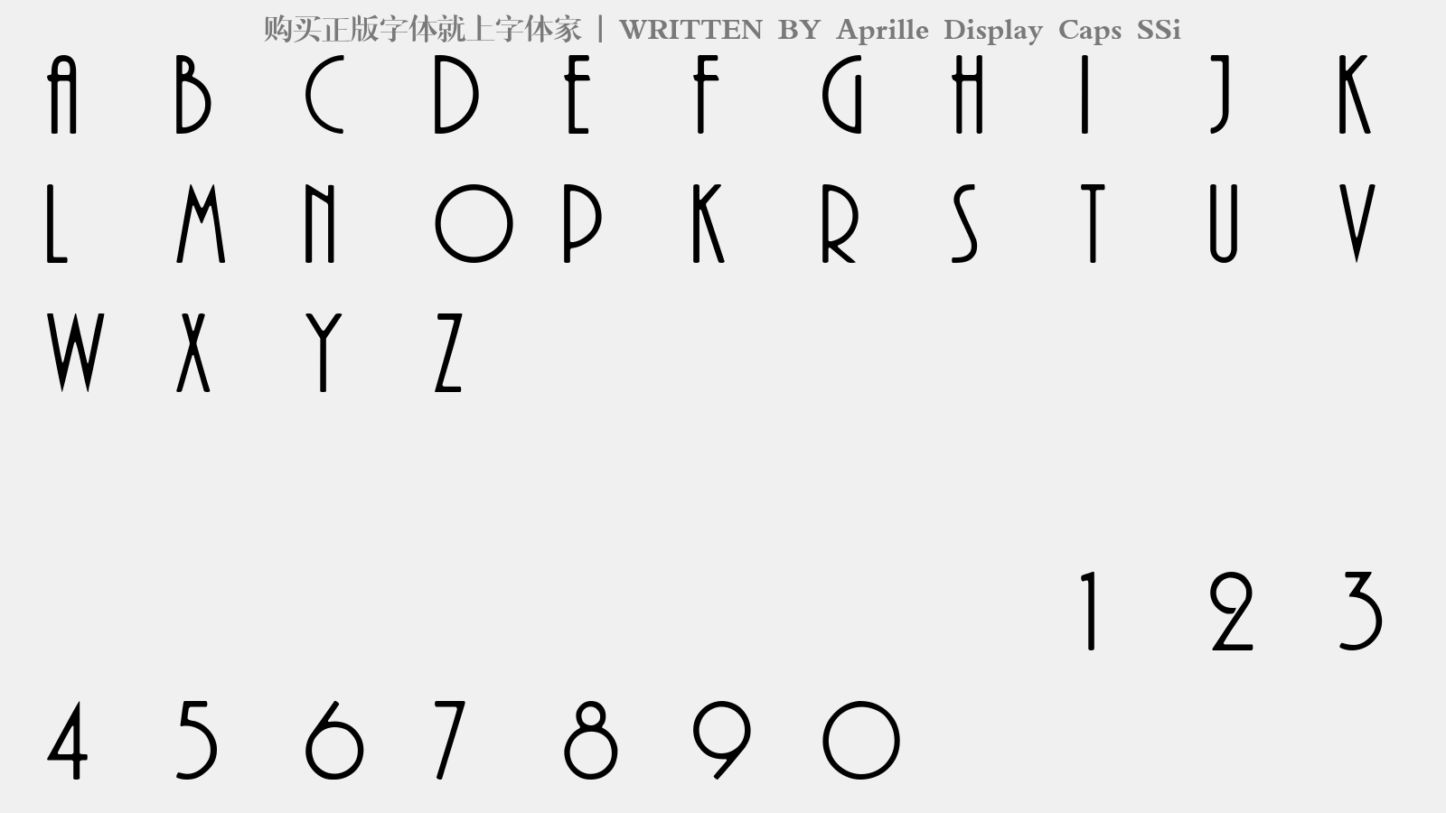 Aprille Display Caps SSi免费字体下载 - 英文字体免费下载尽在字体家