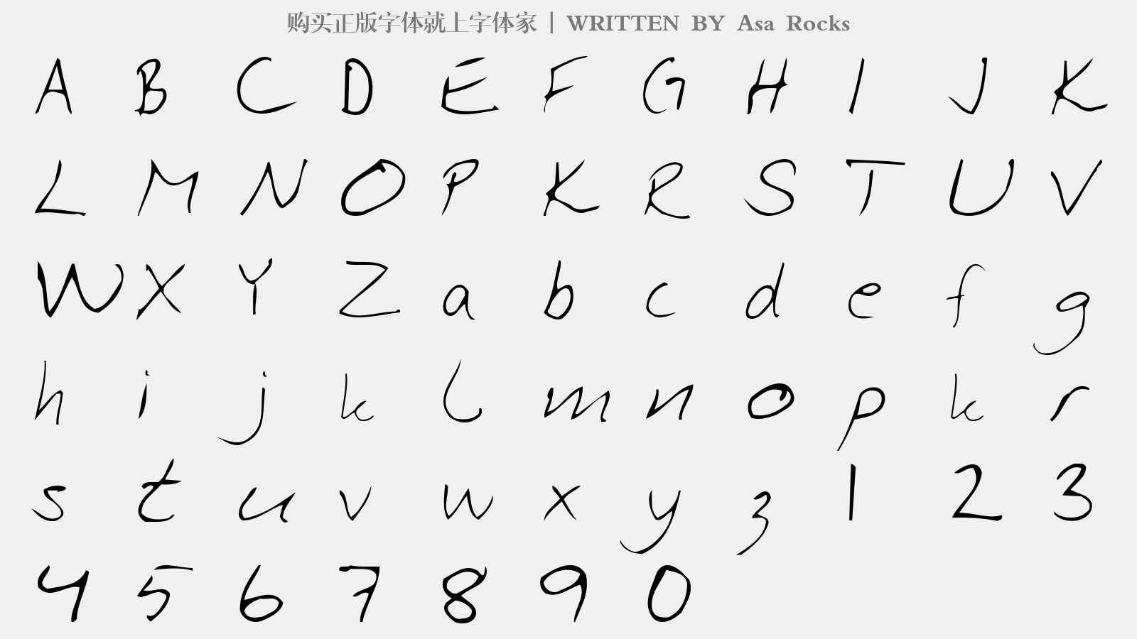 Asa Rocks免费字体下载 - 英文字体免费下载尽在字体家