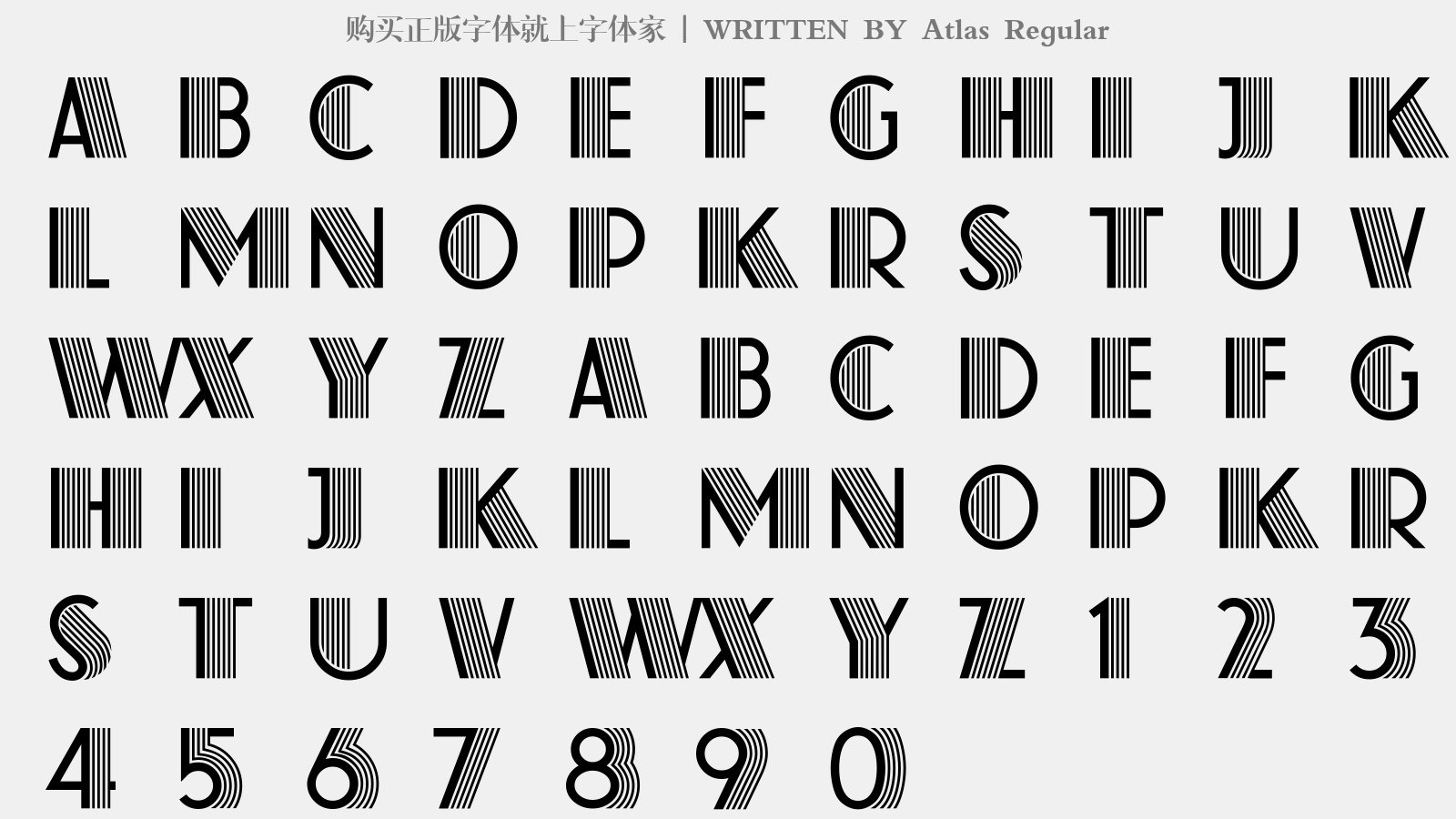 Atlas Regular免费字体下载 - 英文字体免费下载尽在字体家