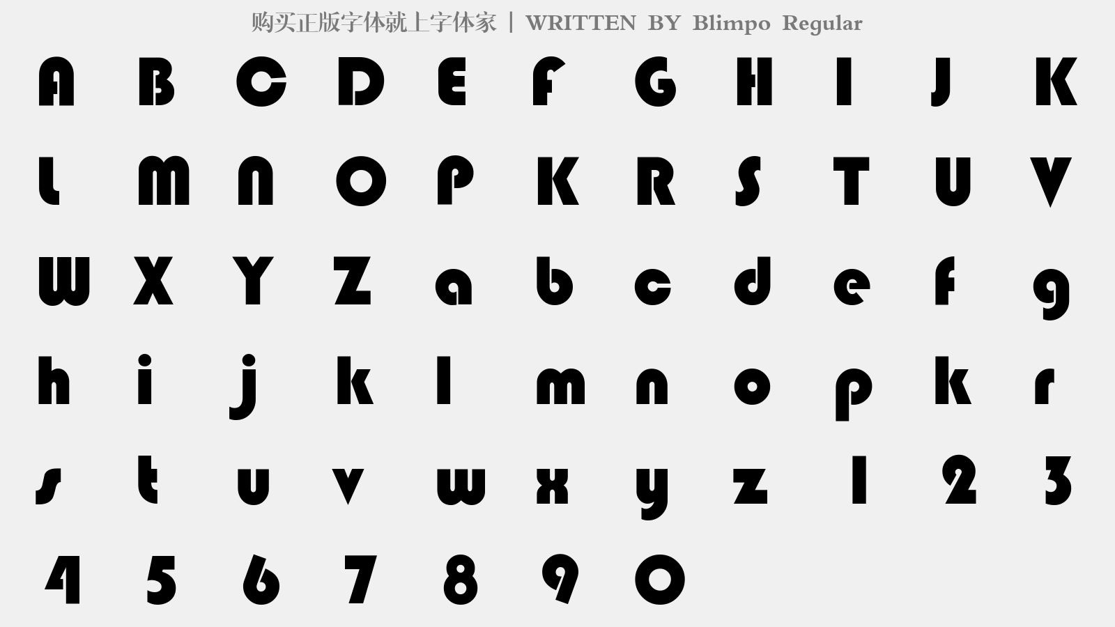 Blimpo Regular免费字体下载 - 英文字体免费下载尽在字体家