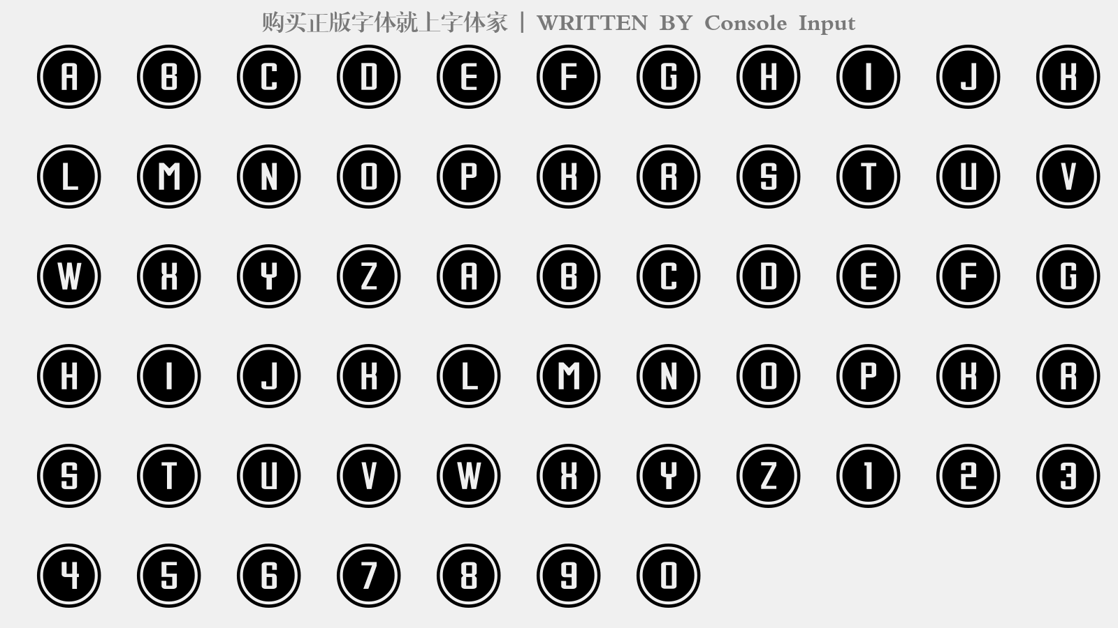 Console Input免费字体下载 - 英文字体免费下载尽在字体家