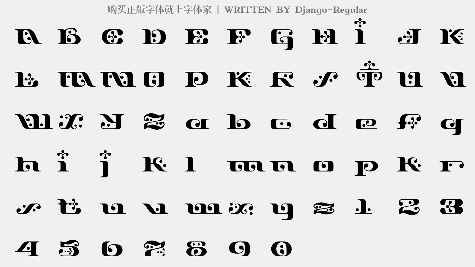 Django-Regular免费字体下载 - 英文字体免费下载尽在字体家