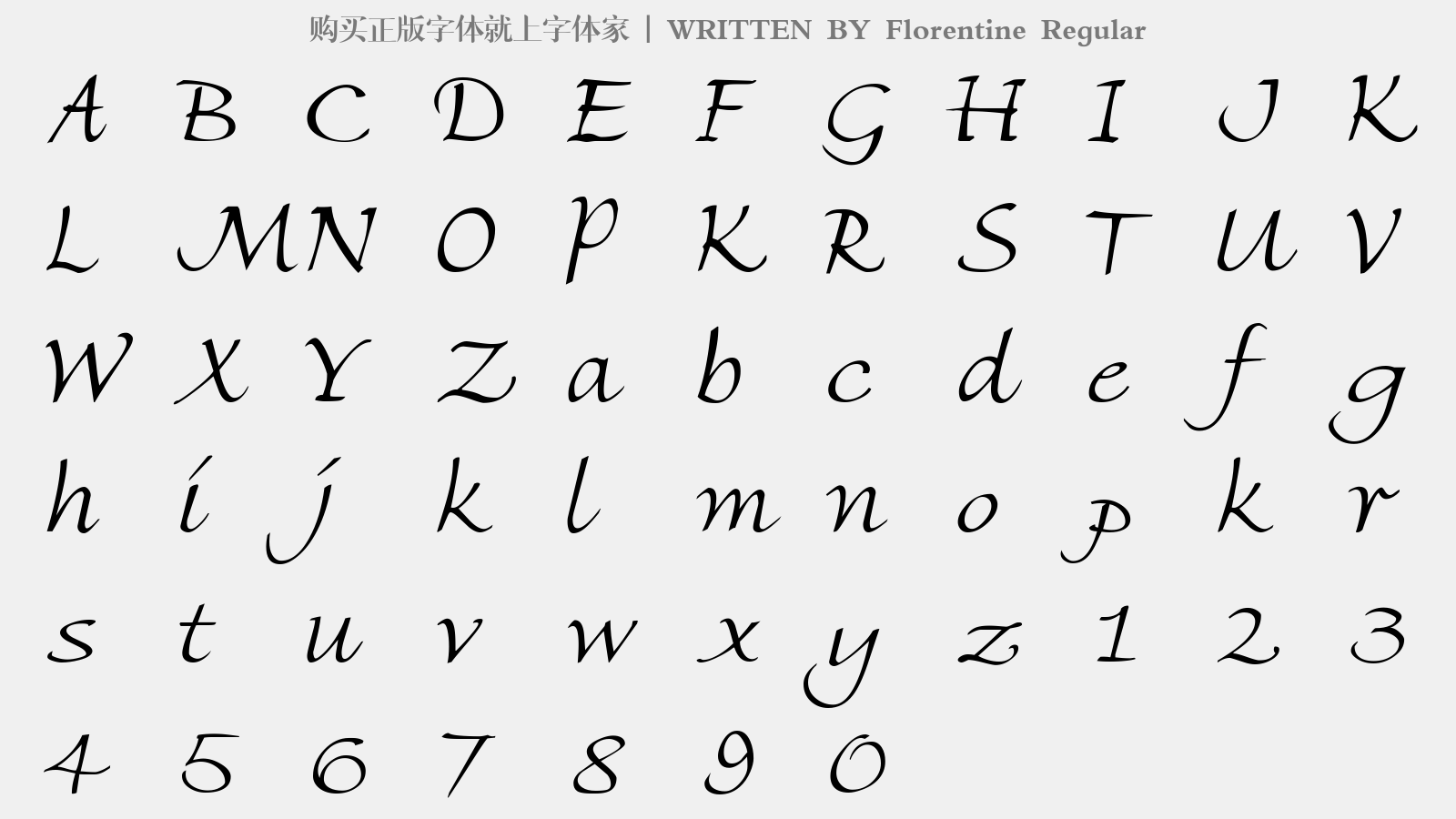 Florentine Regular免费字体下载 - 英文字体免费下载尽在字体家