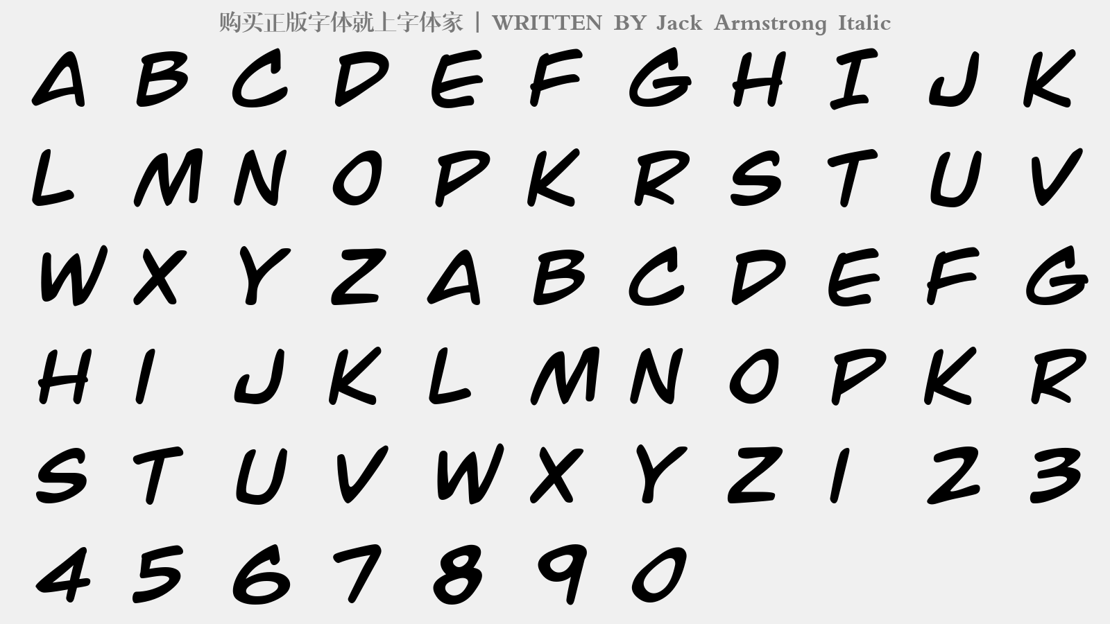 Jack Armstrong Italic免费字体下载 - 英文字体免费下载尽在字体家