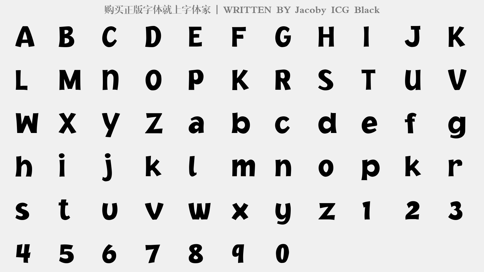 Jacoby ICG Black免费字体下载 - 英文字体免费下载尽在字体家
