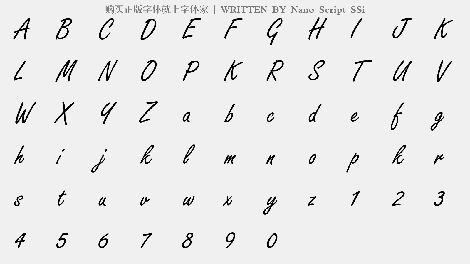 Nano Script SSi免费字体下载 - 英文字体免费下载尽在字体家