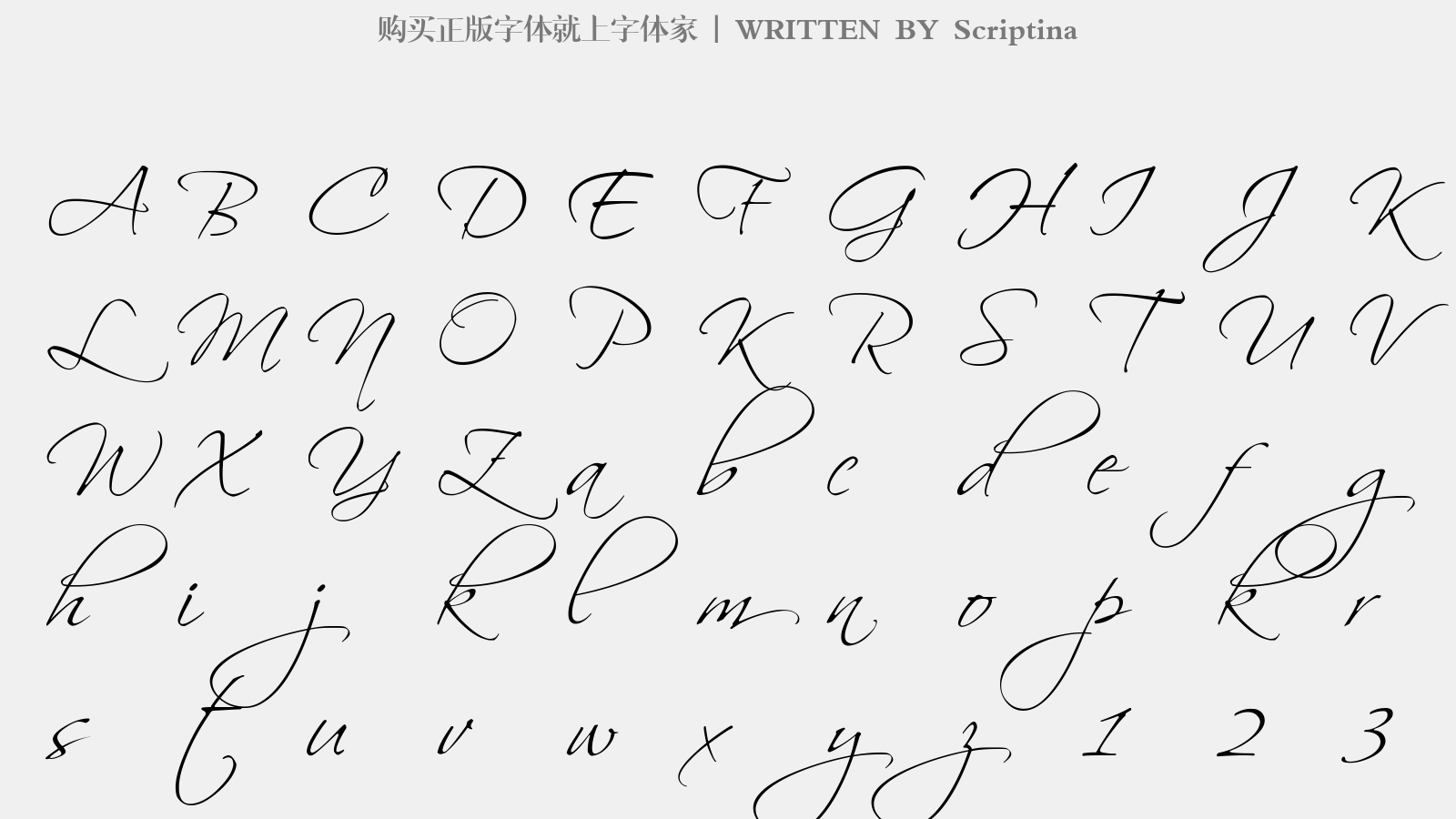 Scriptina免费字体下载 - 英文字体免费下载尽在字体家
