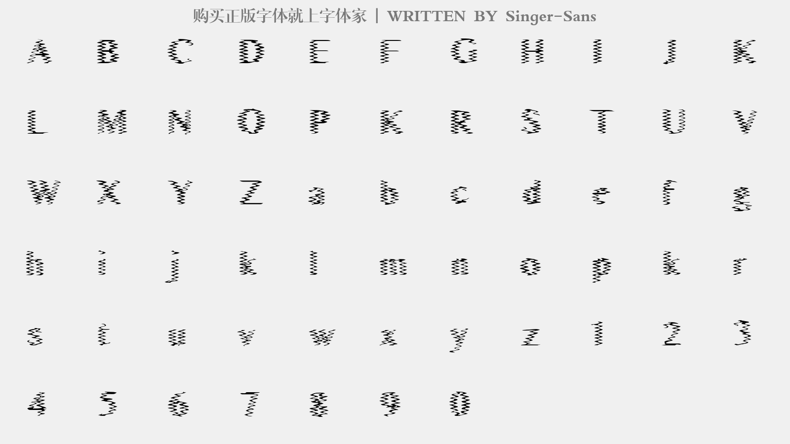 Singer-Sans免费字体下载 - 英文字体免费下载尽在字体家