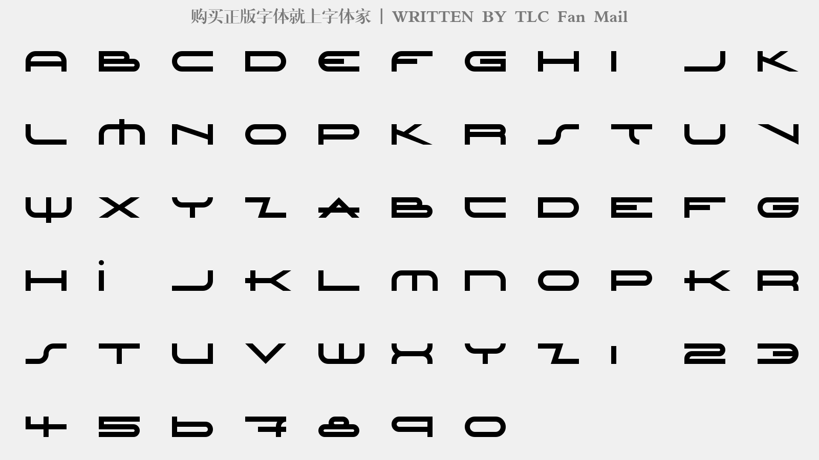 TLC Fan Mail免费字体下载 - 英文字体免费下载尽在字体家