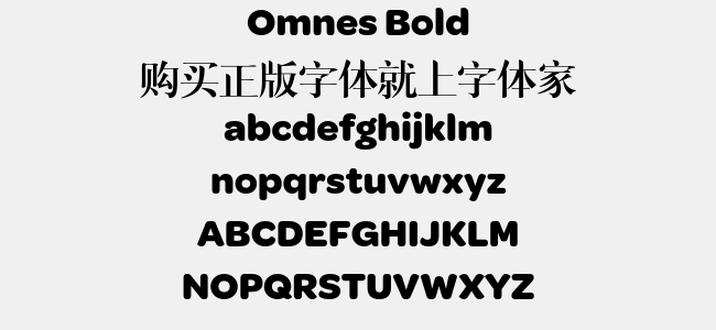 Omnes Bold免费字体下载 - 英文字体免费下载尽在字体家