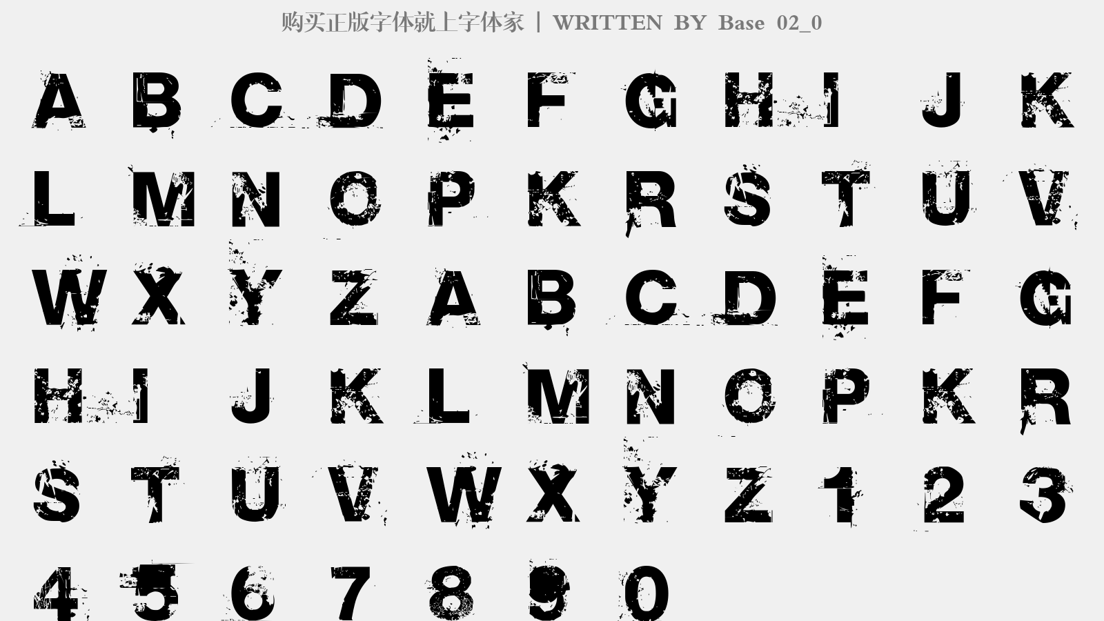 Base 02_0免费字体下载 - 英文字体免费下载尽在字体家