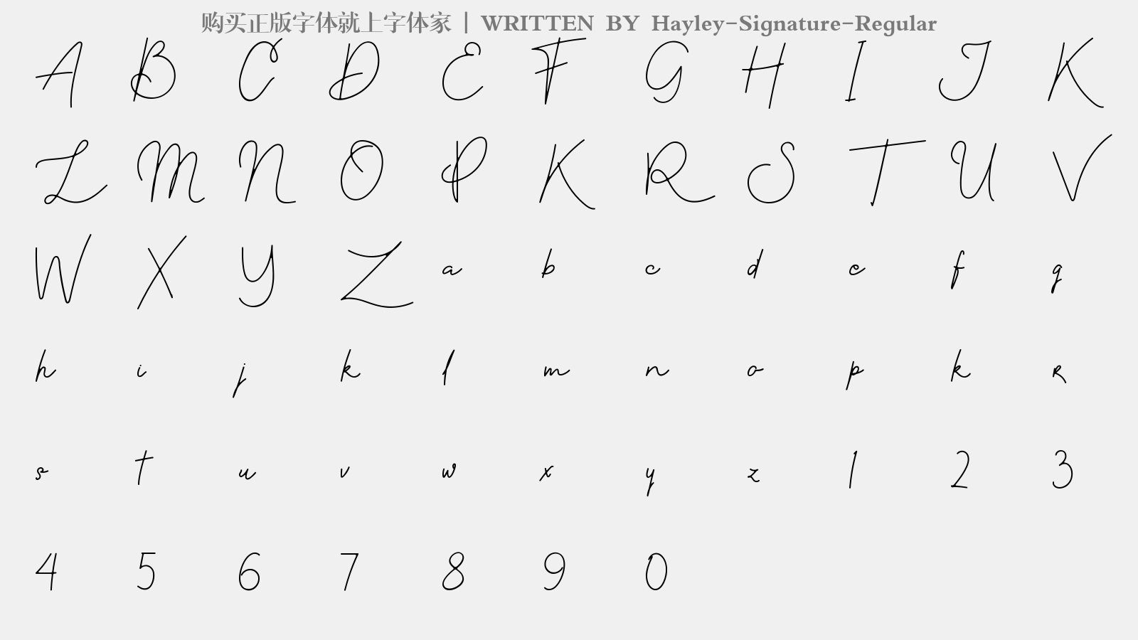 Hayley-Signature-Regular免费字体下载 - 英文字体免费下载尽在字体家