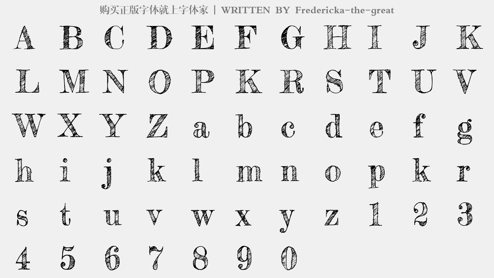 Fredericka-the-great免费字体下载 - 英文字体免费下载尽在字体家