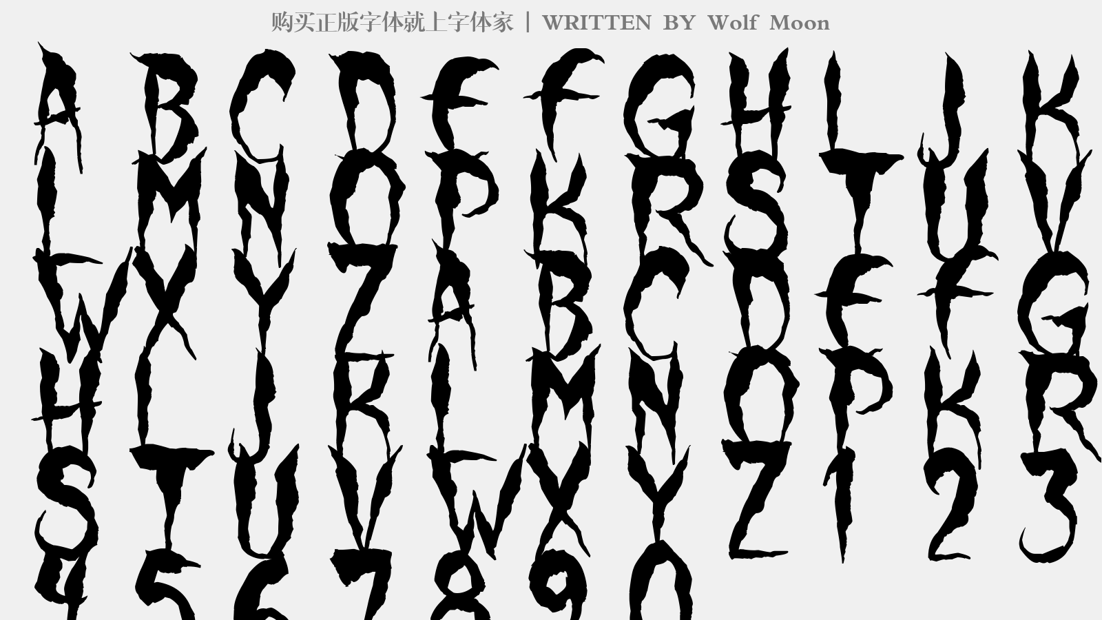 Wolf Moon免费字体下载 - 英文字体免费下载尽在字体家