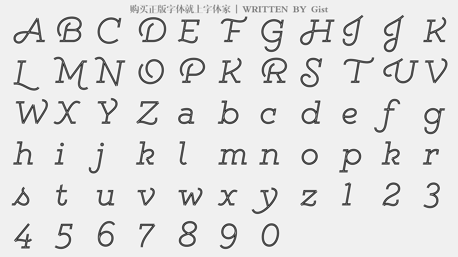Gist免费字体下载 - 英文字体免费下载尽在字体家