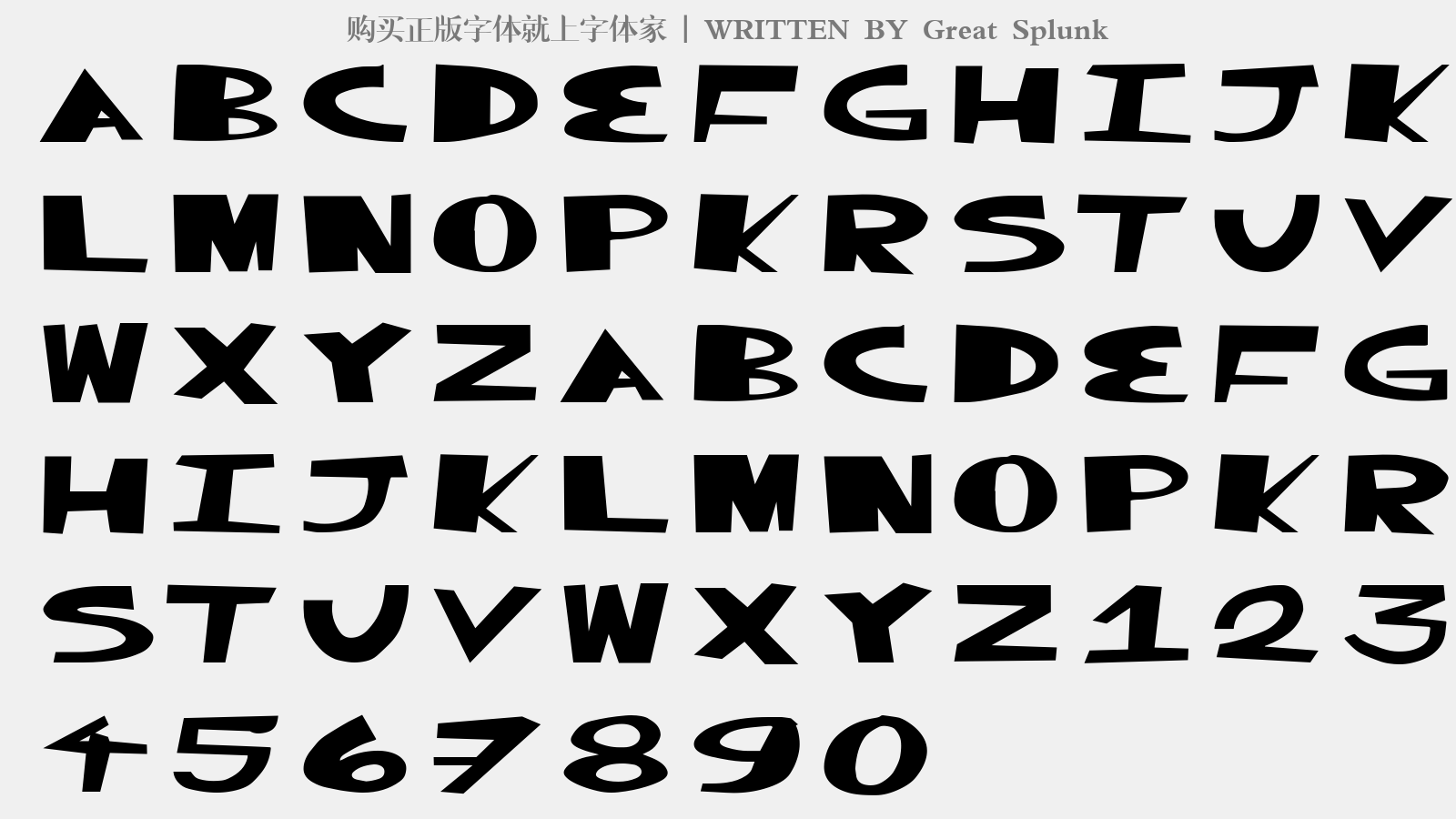 Great Splunk免费字体下载 - 英文字体免费下载尽在字体家
