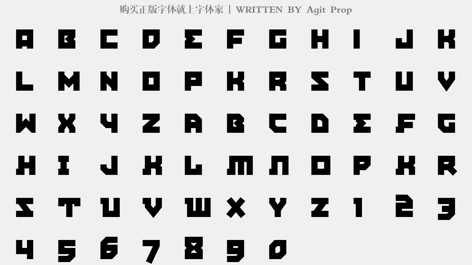 Agit Prop免费字体下载 - 英文字体免费下载尽在字体家