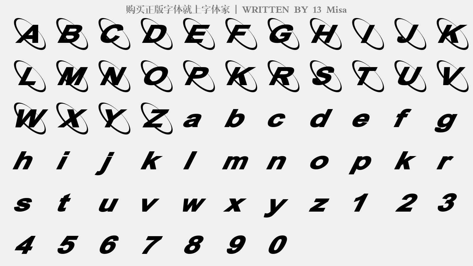 13 Misa免费字体下载 - 英文字体免费下载尽在字体家