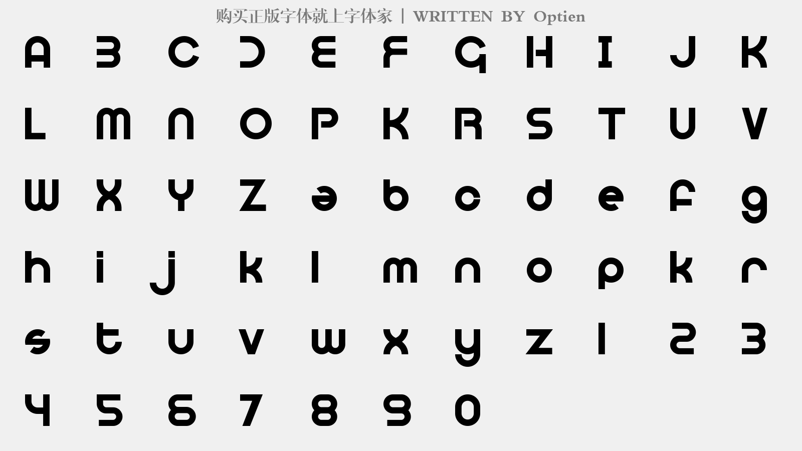 Optien免费字体下载 - 英文字体免费下载尽在字体家