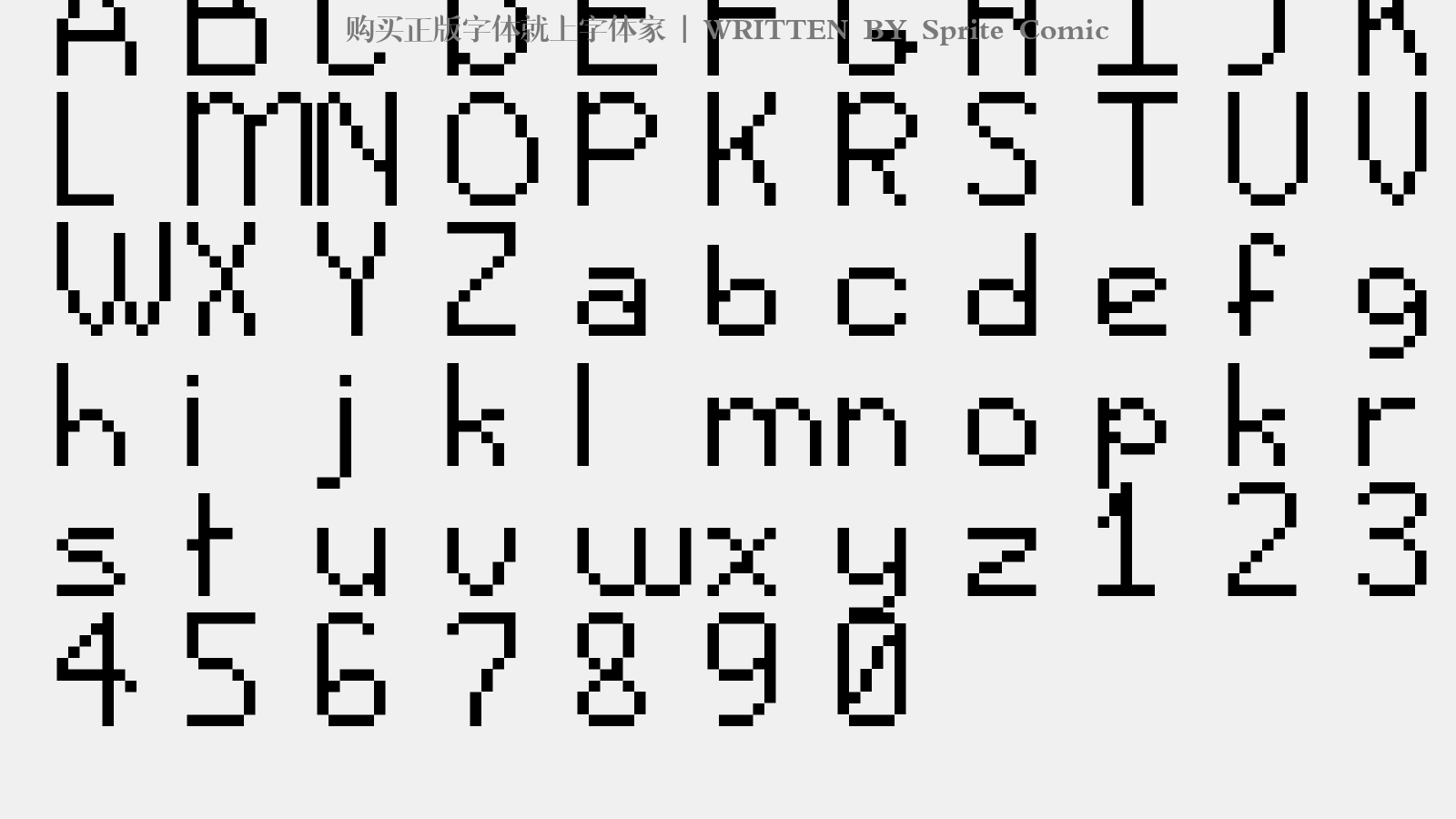 Sprite Comic免费字体下载 - 英文字体免费下载尽在字体家