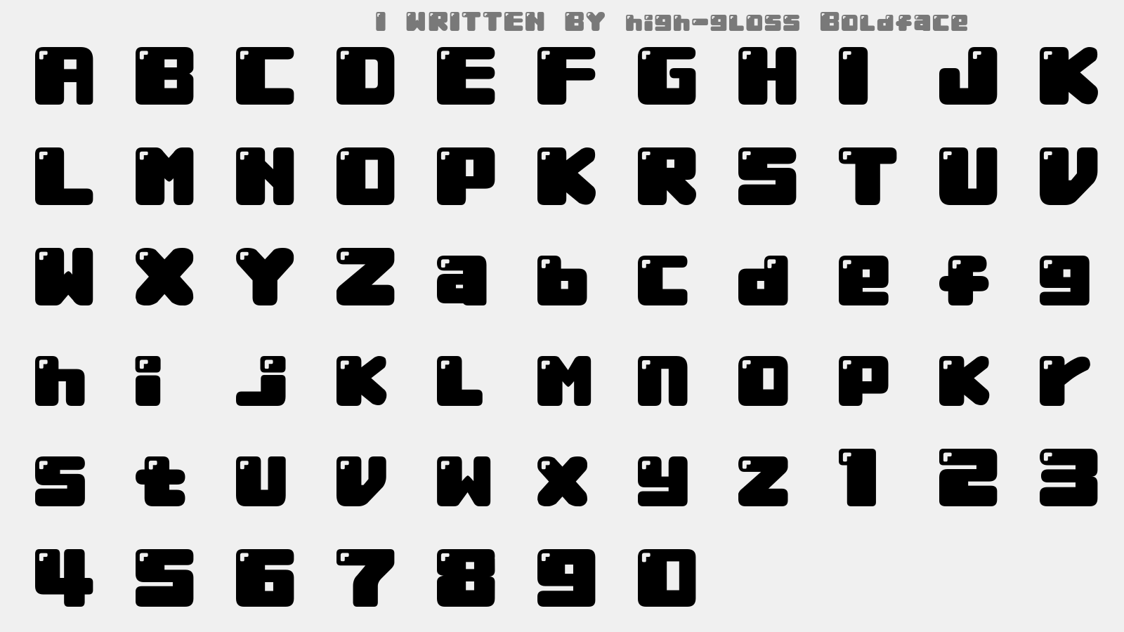 high-gloss Boldface正版字体下载 正版字体版权购买 - 正版英文字体版权购买及下载尽在字体家